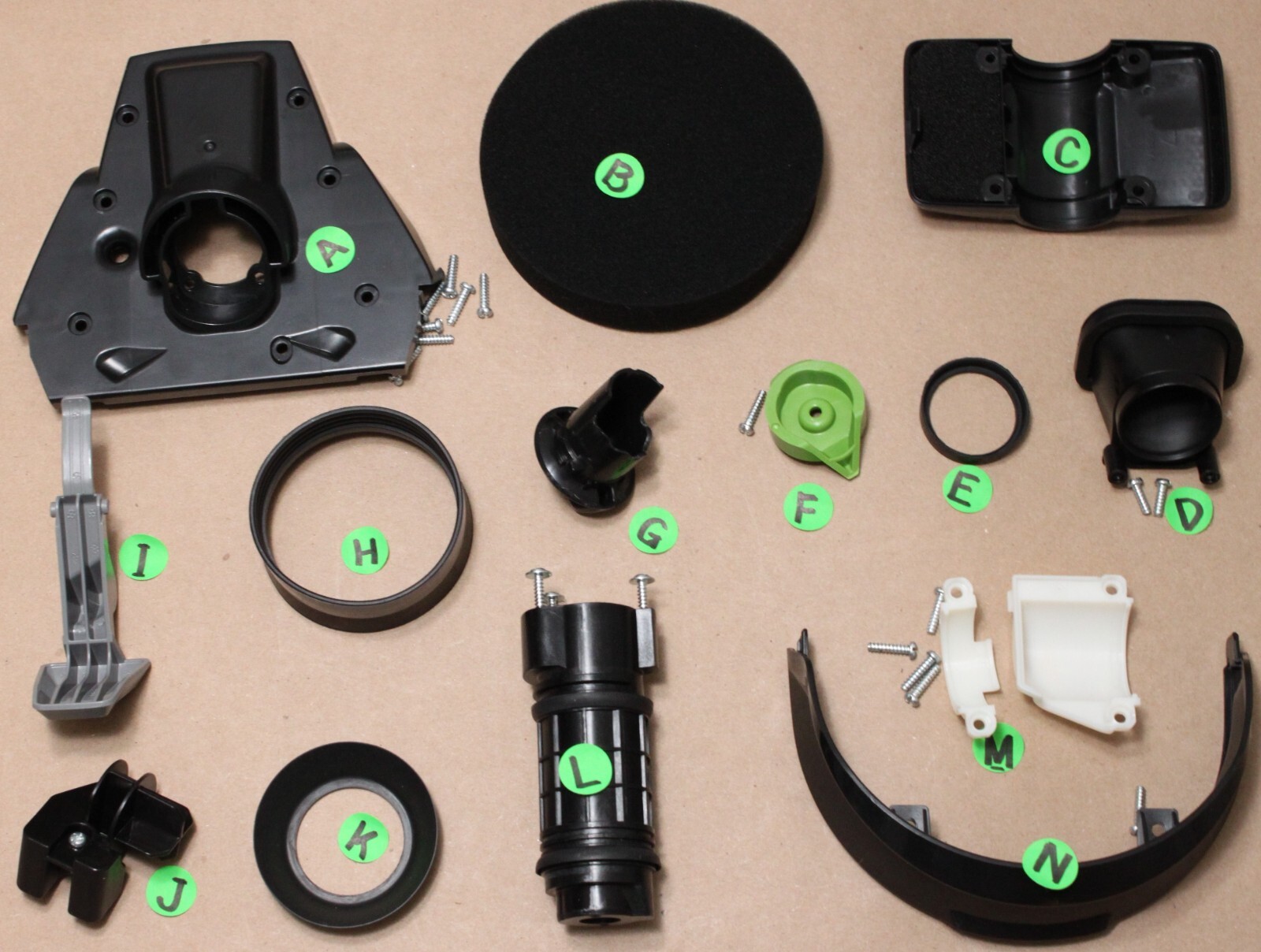 Bissell 2739 CleanView Swivel Rewind Pet REPLACEMENT PARTS - MULTIPLE ...