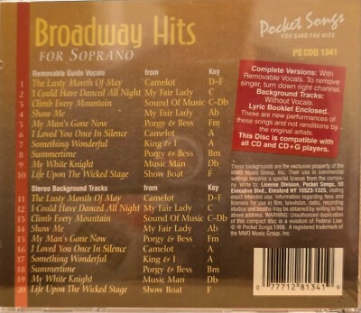 1341 BROADWAY POCKET SONGS KARAOKE CDG LOT MI | eBay