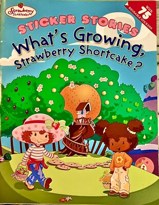 BRAND-NEW VINTAGE STICKER STORIES DOLL BOOK WHAT’S-GROWING STRAWBERRY ...