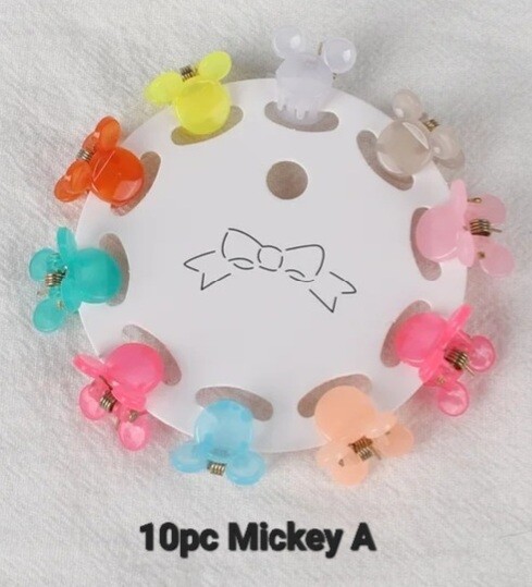 Mickey Hair Clips, Disney Accessories, Disney claw clip, Toddler Hair ...