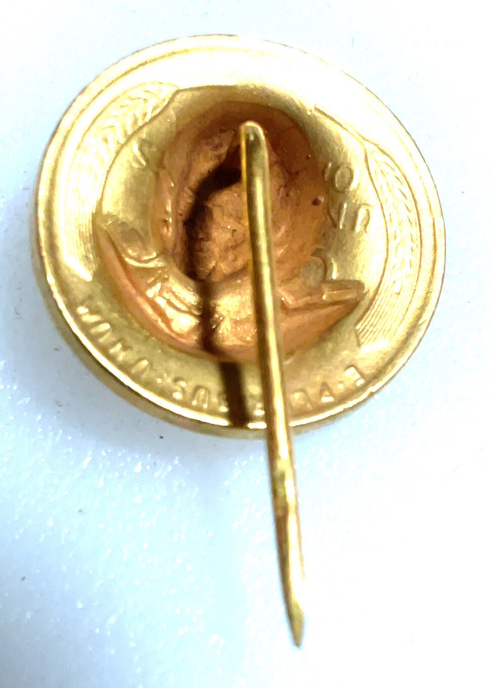 1931 Lincoln Wheat Cent Repousse Pop Out Gold Color Stickpin Coin | eBay