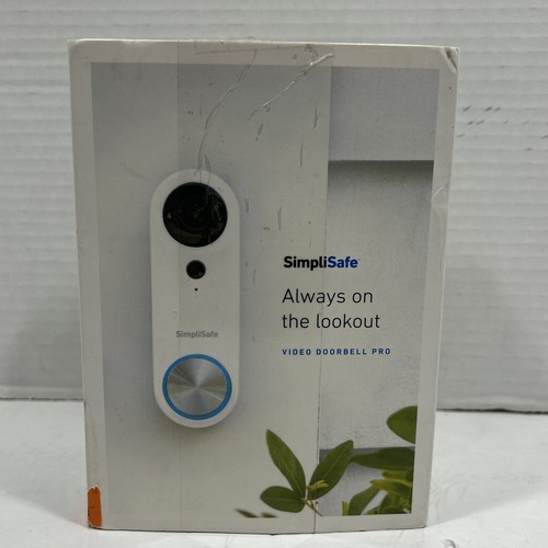 SimpliSafe Video Doorbell Pro, White (SSDB3) NEW OPEN BOX | eBay
