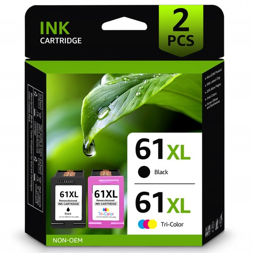 61XL Ink Cartridge compatible with HP 61XL Deskjet 2512 2514 2540 1000 ...
