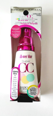 Physician's Formula SUPER CC ALL OVER BLUR CC CREAM Foundation ~ LIGHT ...