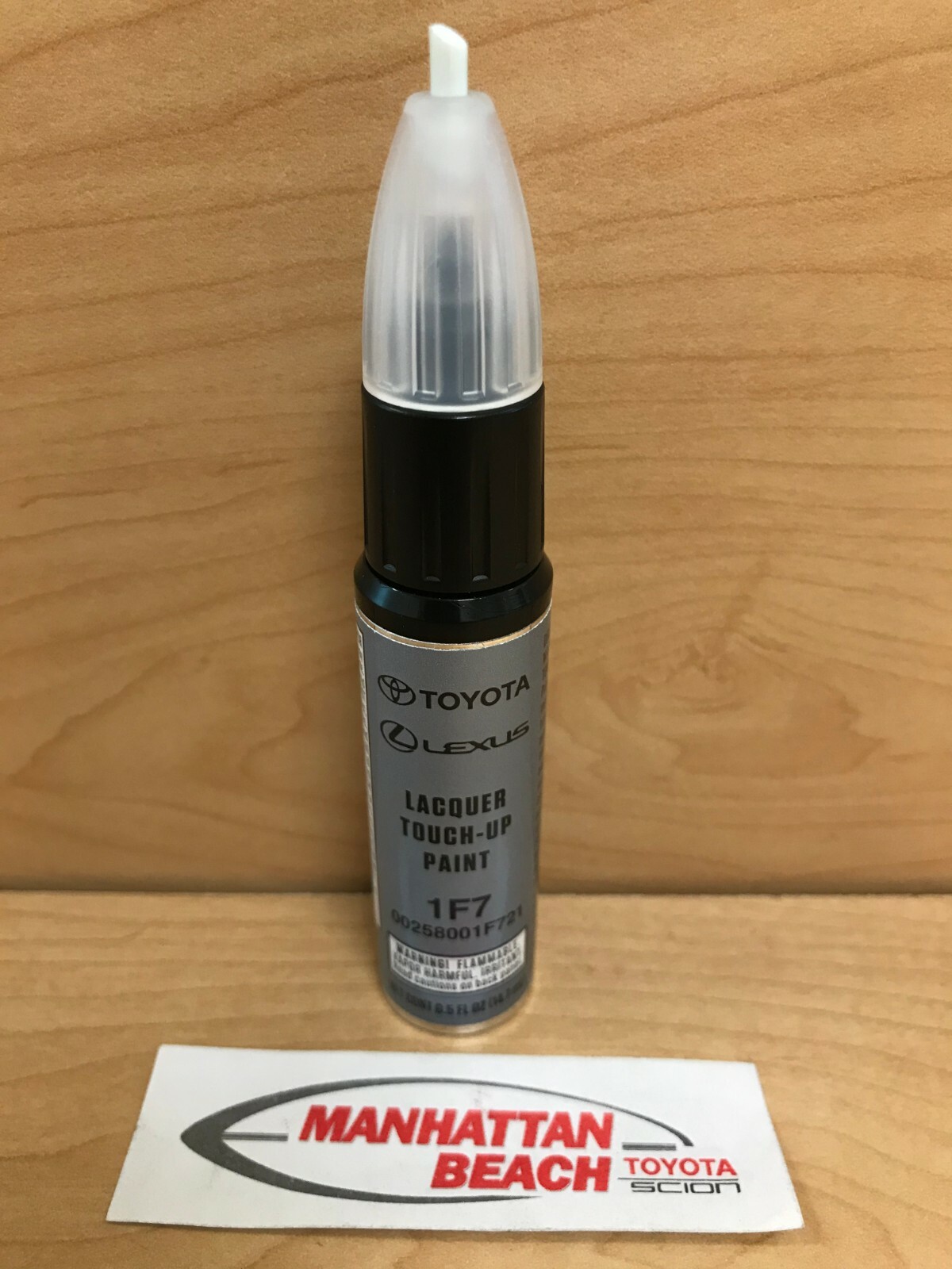 GENUINE TOYOTA CLASSIC SILVER METALLIC TOUCH-UP PAINT CODE 1F7 OE 00258 ...