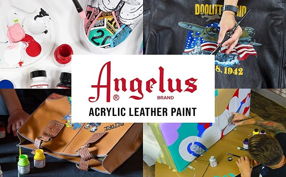 Angelus Acrylic Leather Paints gloves/bags/shoes Color Light Grey - 1 ...