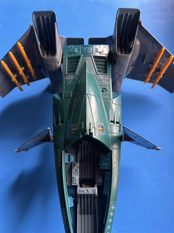 Vtg GI Joe 1990 Cobra Hurricane VTOL Jet Vehicle Toy Plane Incomplete ...