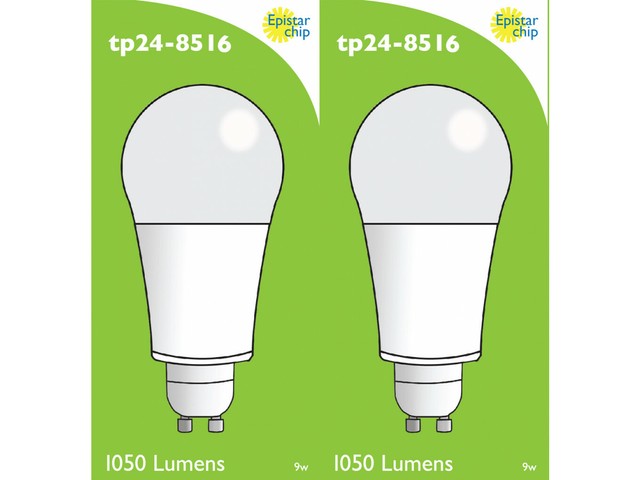 tp24 9w Frosted GLS LED Light Bulb Cool White 1050 Lumens L1/gu10 Cap ...