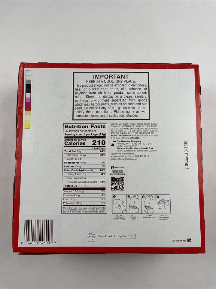 KIT KAT Milk Chocolate Individually Wrapped, Bulk Wafer Candy Bars,1.5 ...