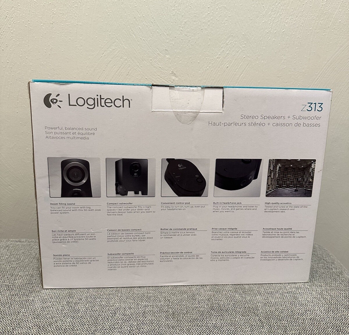 Logitech Z313 Speaker System with Subwoofer (980-000382) for sale ...