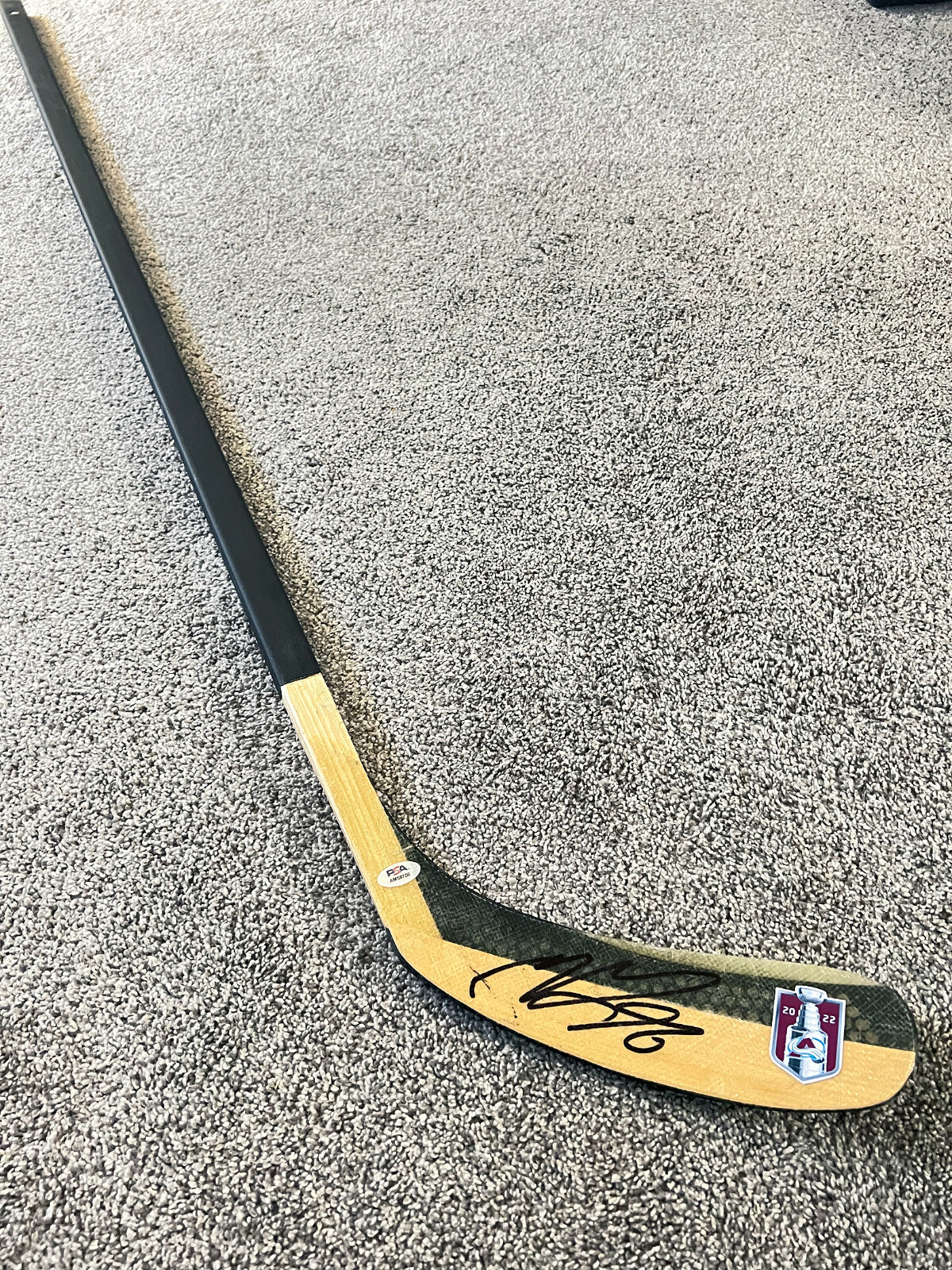MIKKO RANTANEN Colorado Avalanche Stanley Cup SIGNED Auto Hockey Stick ...