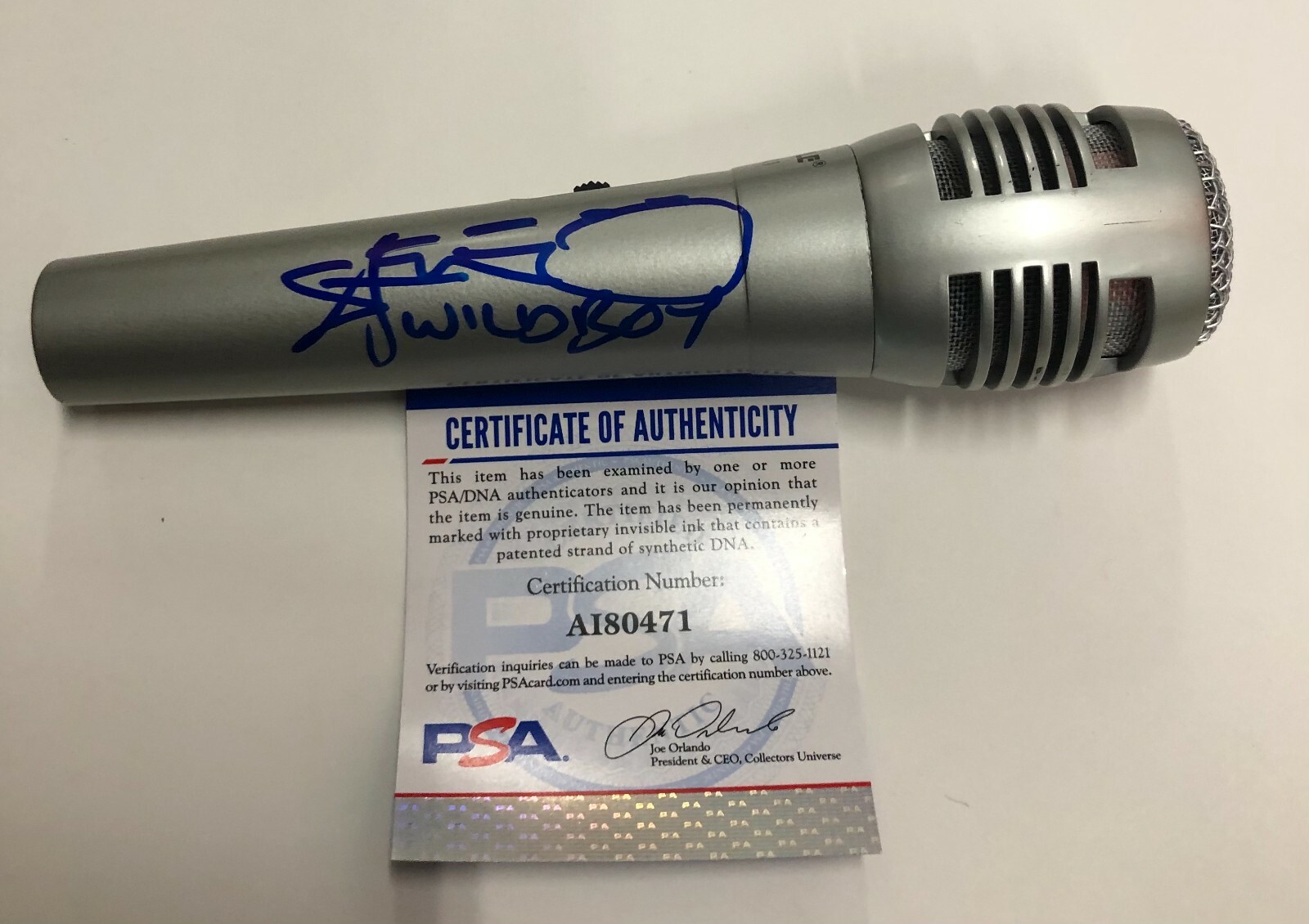 Steve-O Jackass Wildboyz Comedian Signed Autographed Microphone PSA | eBay