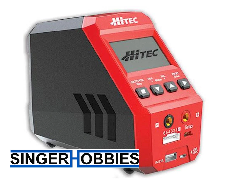 Hitec HRC44245 RDX1 AC/DC LiPo Battery Charger/Discharger (6S/6A/60W ...