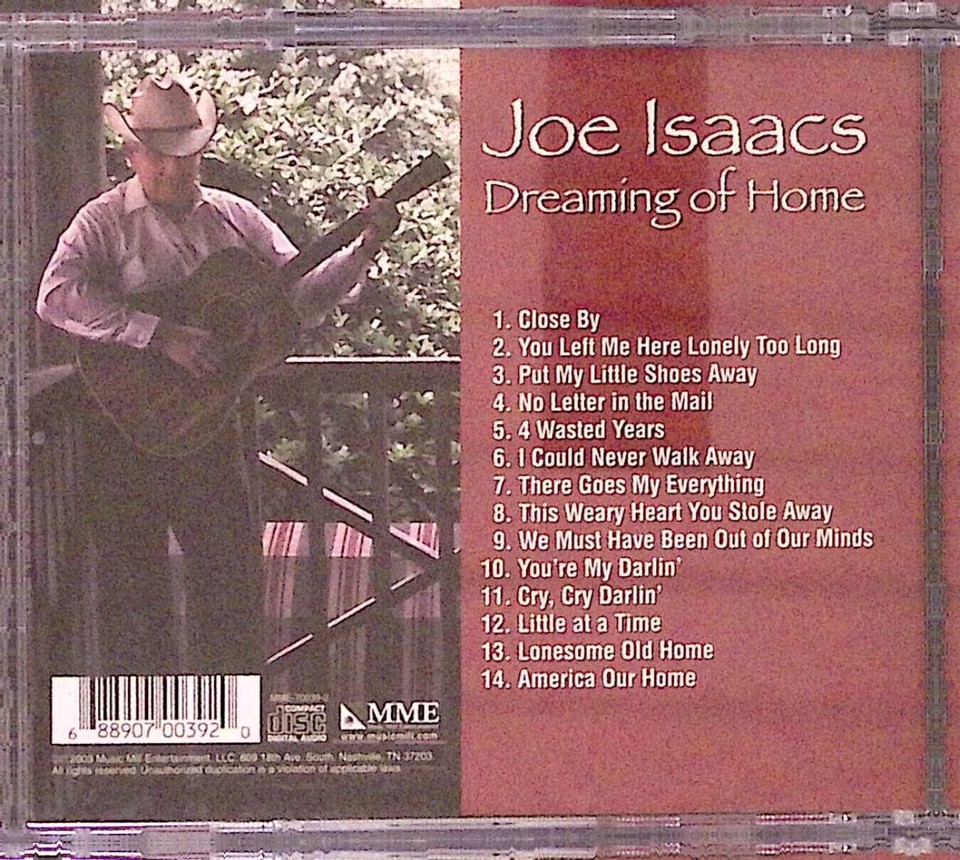 JOE ISAACS DREAMING OF HOME NEW & SEALED. FAST FIRST CLASS SHIPPING. | eBay