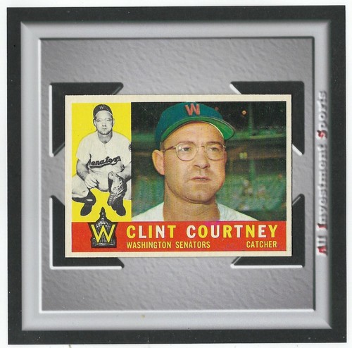1960 Topps CLINT COURTNEY #344 NM-MT **fabulous baseball card** TD87 | eBay