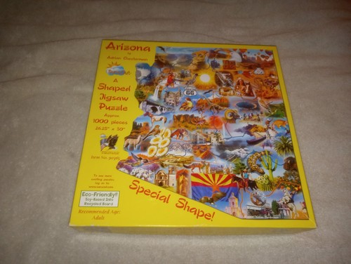 Arizona Shaped Jigsaw Puzzle By Sunsout Approx 1000 Pieces Item 90365 ...