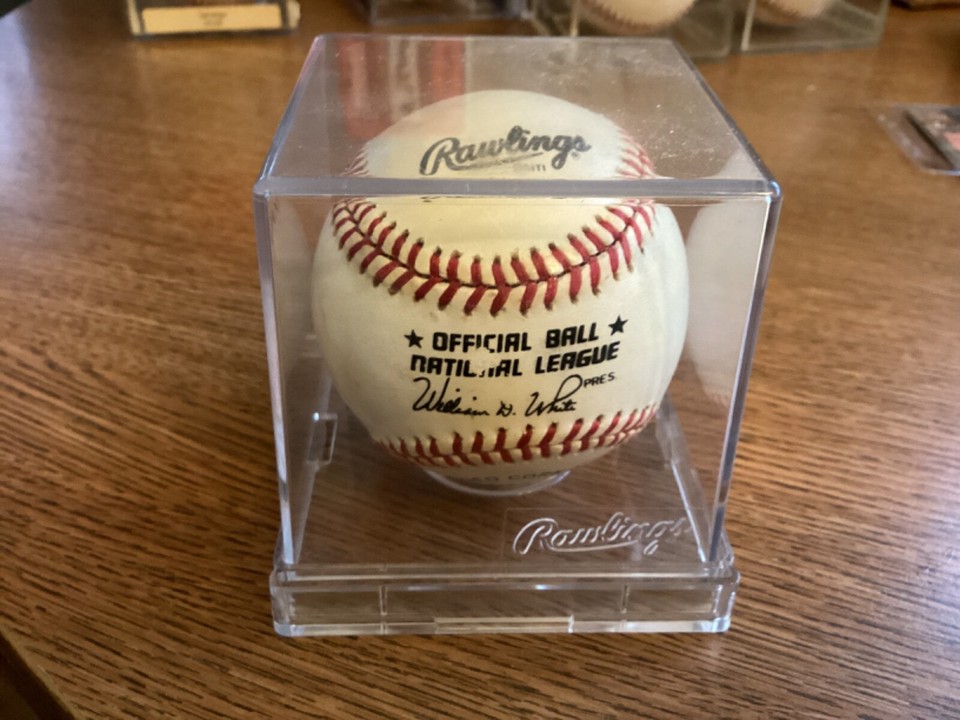 ‘59 White Sox/Phillies JOHNNY CALLISON Signed N.L. Baseball Guaranteed ...