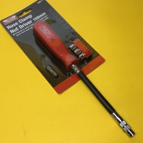 Toledo CND-1 Hose clamp nut driver 150 mm flexible shaft for 6, 7, 8 mm ...