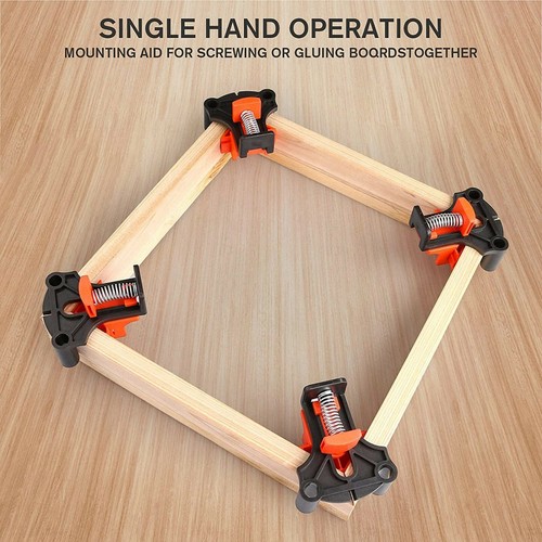 4X 90 Degree Right Angle Corner Clamp Woodworking Wood For Kreg Jigs ...