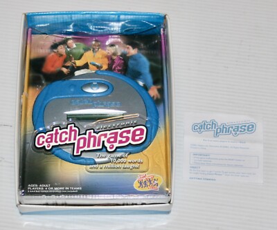Hasbro Electronic Catch Phrase Party Game 1ST Edition 2000 Complete in ...