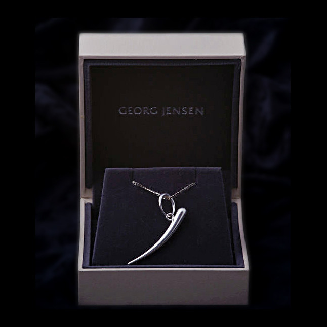 Georg Jensen Silver Pendant # 451 - "100" UNO | eBay