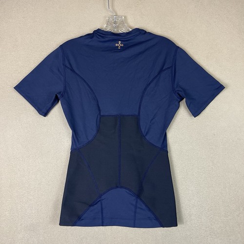 Tommie Copper Shirt Mens M Blue Lower Back Support Short Sleeve Stretch ...