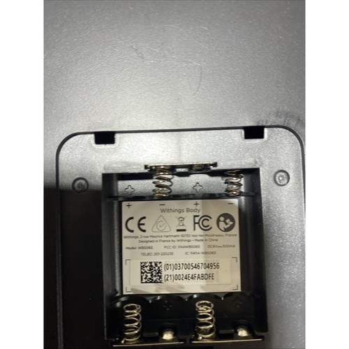 Withings Body Smart Scale Wifi Bluetooth Mobile App Battery Digital ...