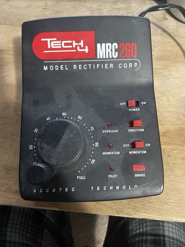 Accutec Tech 4 MRC 260 Model Train Controller Transformer Hobby | eBay