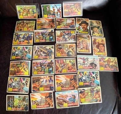 Vintage Collectors Lot of 29 1956 Roundup Topps Western Round Up ...