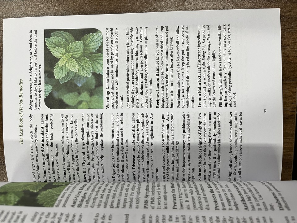 Discover The Lost Of Book Herbal Remedies Featuring 800 Plant Insights | eBay