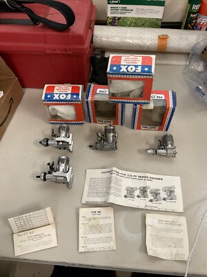 Four Fox 36X, 25 RC and Others Engines | eBay