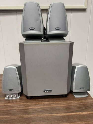 Boston Acoustics BA7800 Speaker System Subwoofer And Surround Speakers ...