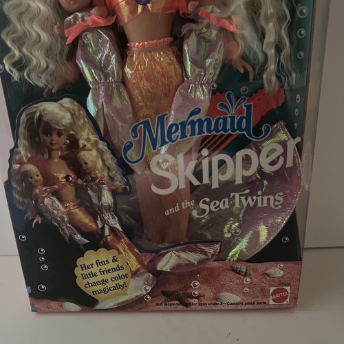 Mermaid Skipper and The Sea Twins Barbie Doll 1993 NRFB Mattel 10506 ...