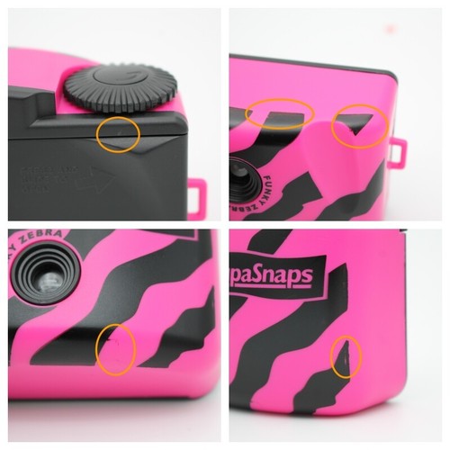 SupaSnaps Funky Zebra 126 Film Mini Camera P&S Collectable Street Photo ...