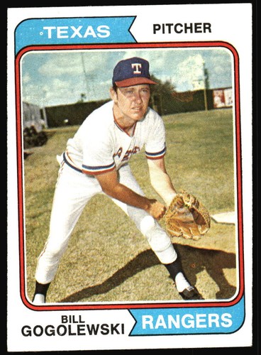 1974 Topps Bill Gogolewski #242 Texas Rangers | eBay