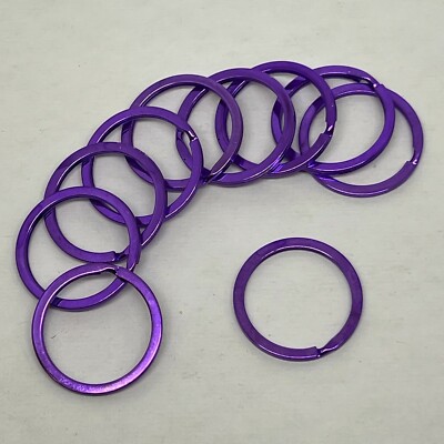 PURPLE Split Key Rings - Brand New | Color keyrings | eBay