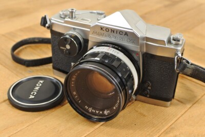 Konica Autorex Full & Half Frame Film Camera + Hexanon 52mm f1.8 Lens ...