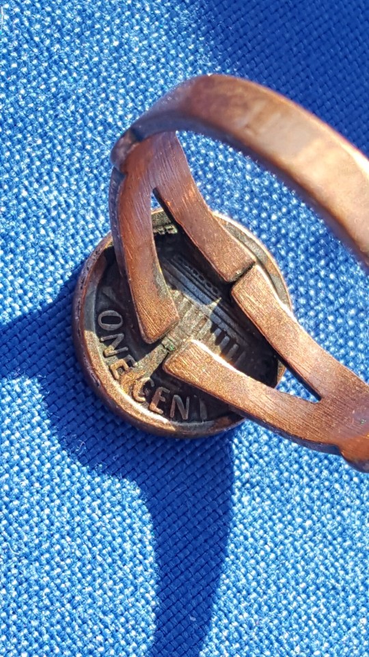 Hand Crafted Copper Ring "Lucky Penny" 1964 MINI PENNY ~SOOO CUTE | eBay