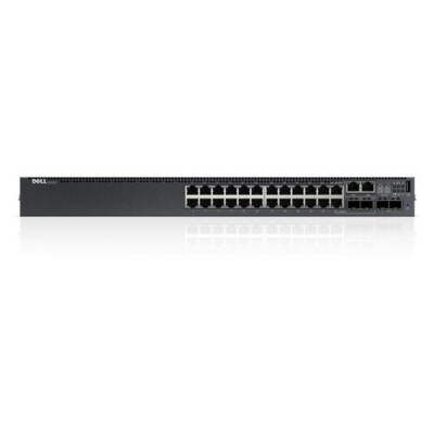 DELL NETWORKING S3124 24 GBE RJ45 SFP+ 10 GBE PORTS RACK MOUNTABLE ...