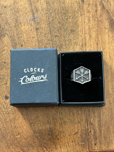 Clocks and Colours Siege Ring. Size 8 | eBay