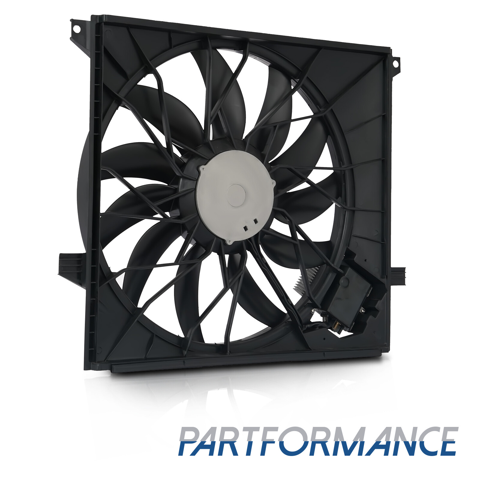 Engine Radiator Cooling Fan Assembly For 2000-2003 Mercedes Benz W163 ...