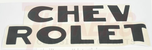 1947-1953 Chevrolet Stepside Tailgate Decals Black 3100 Chevy Truck ...