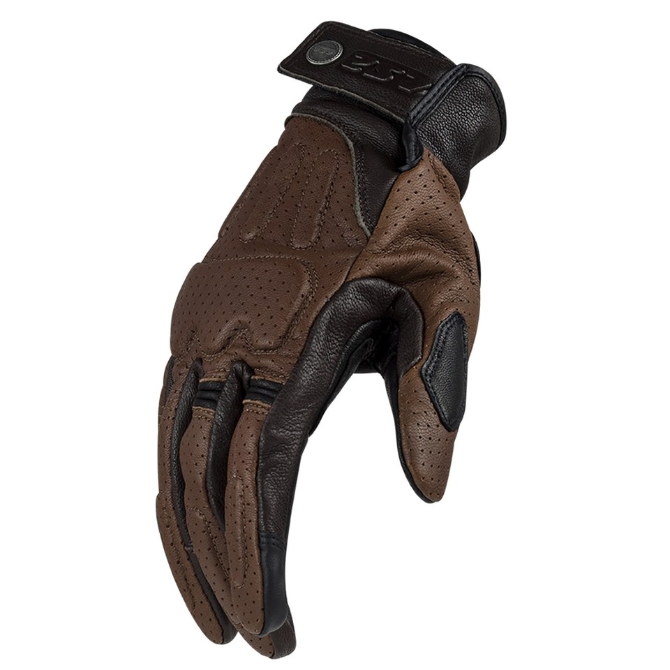 LS2 Rust Vintage Mens Leather Motorcycle Gloves Brown | eBay