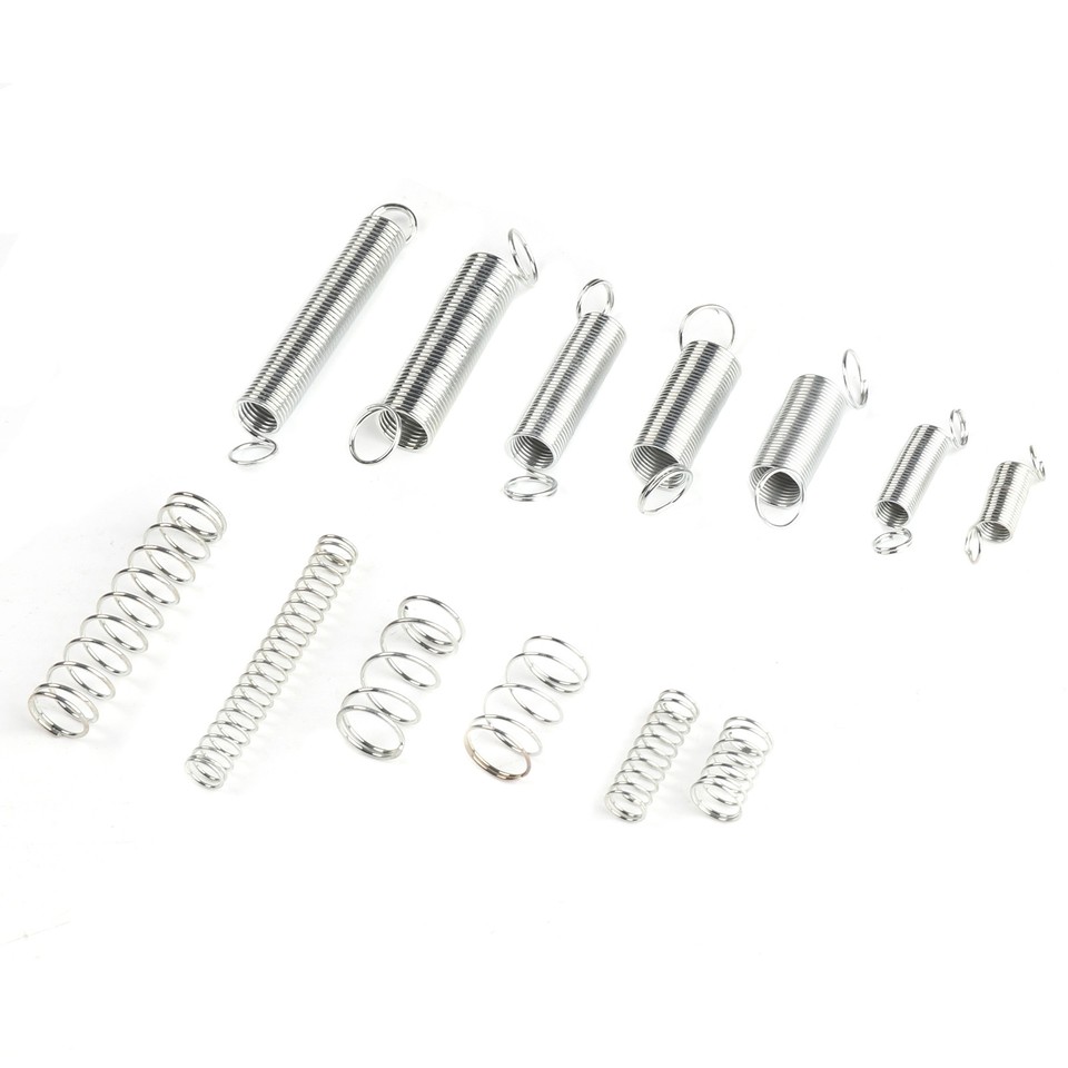200 Sets new Assorted Coil Spring Small Metal Steel Expansion ...
