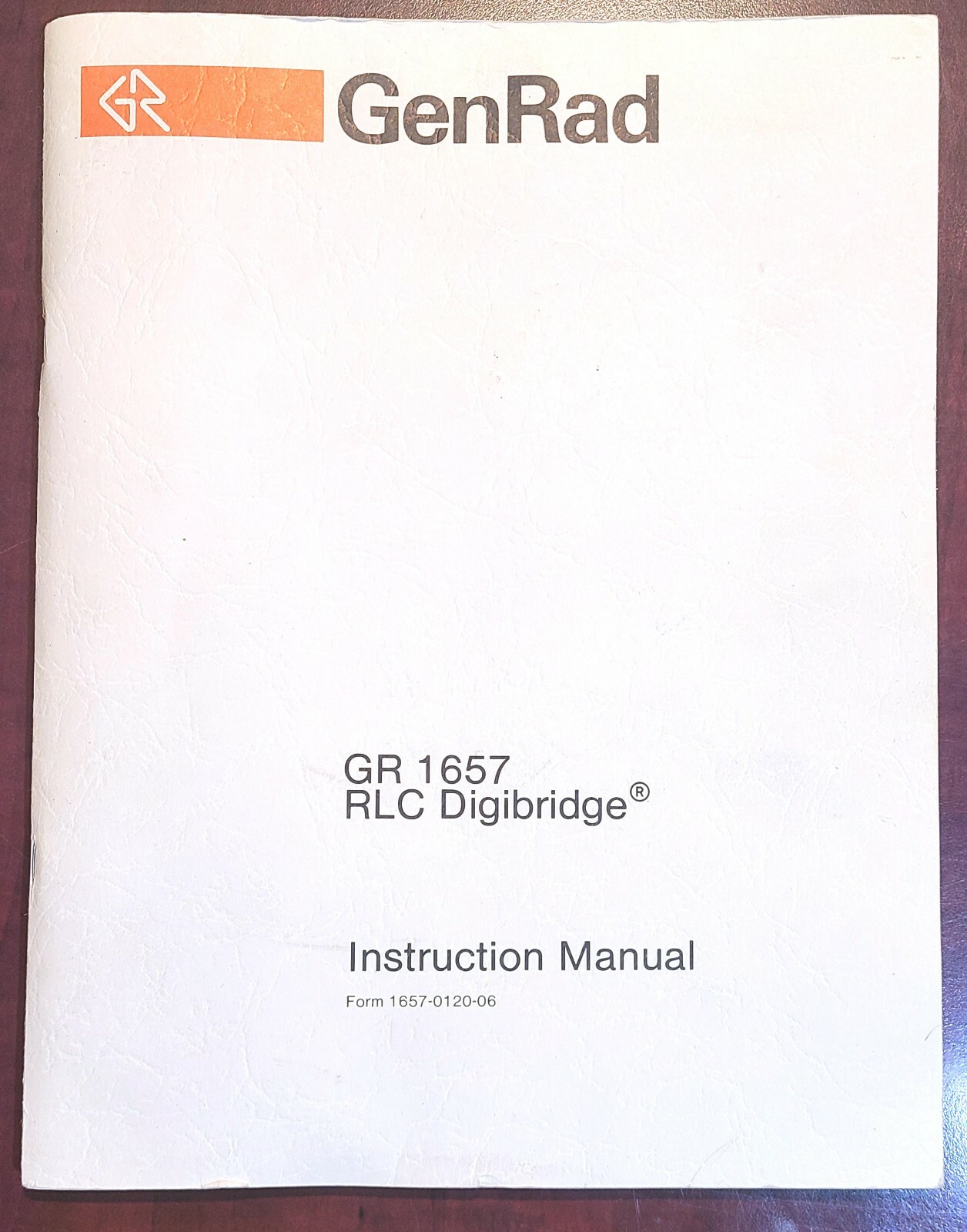 LCR meter GenRad GR1657 RCL numérique avec manuel d'utilisation et de ...