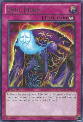 Yugioh! MP Soul Drain - REDU-EN078 - Rare - 1st Edition Moderately ...