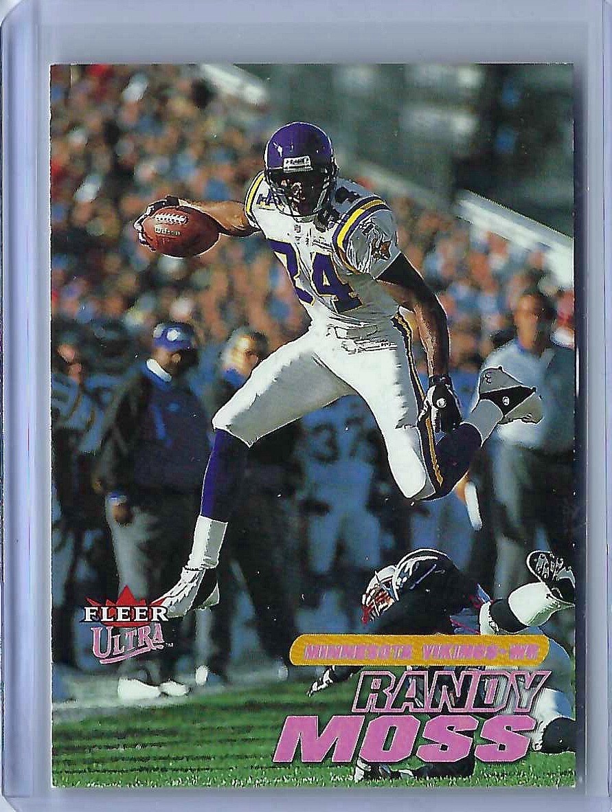 (2) Lot of 2001 Randy Moss Upper Deck & Fleer Ultra Vikings B451 | eBay