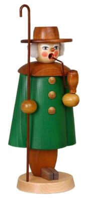 Smoker Shepherd Green Large HxWxD 27x12x9.5cm NEW Smoking Smoke Figure ...