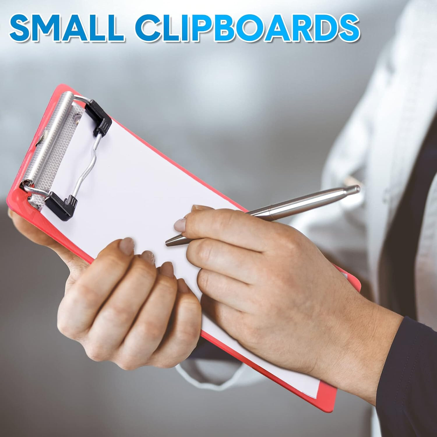 Juvale 12 Mini Clipboard memo clip office notes shopping list school ...