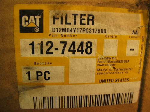 Caterpillar 112-7448 Cab Air Filter CAT | eBay